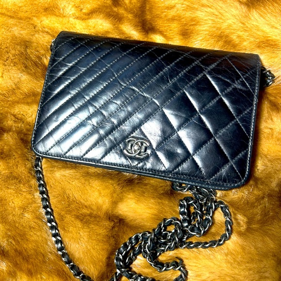 CHANEL | Bags | Chanel Coco Boy Wallet On Chain | Poshmark